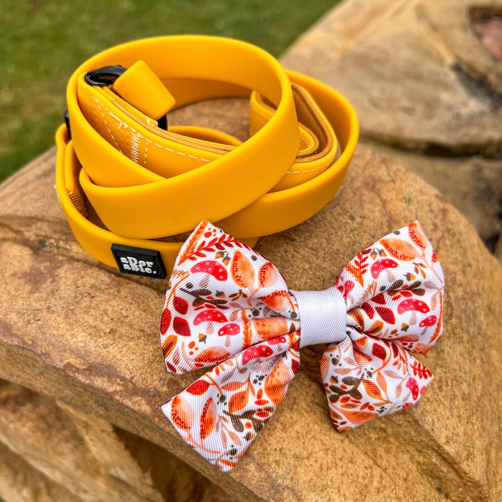HydroFlex™ Two-tone Waterproof Dog Lead - Mustard Yellow – The aDoraBle ...