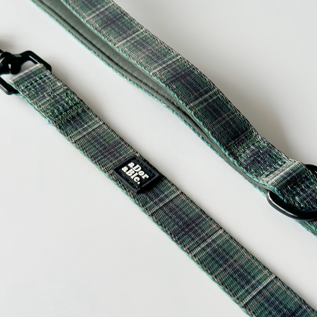 Lead - LUXE Hunter Green Plaid – The aDoraBle Pooch Company